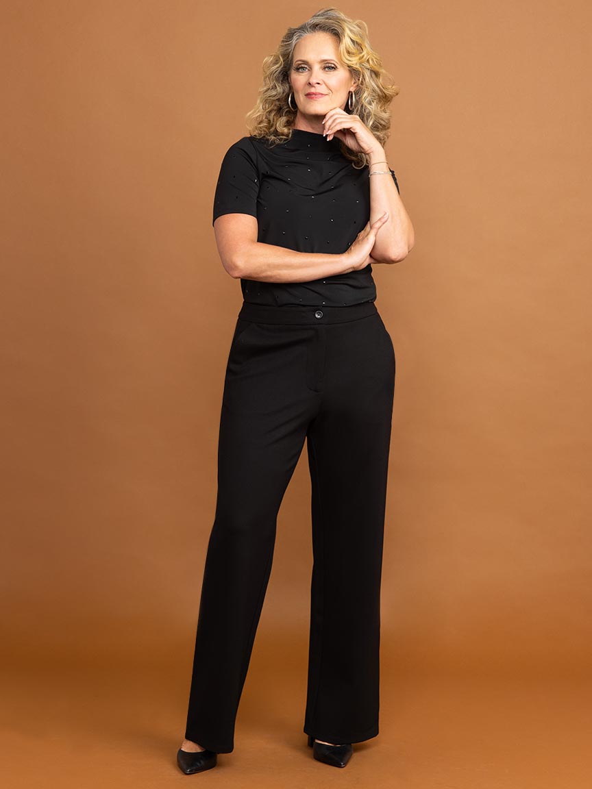 Straight Leg Trousers | Signature by Suzanne's | Suzanne's