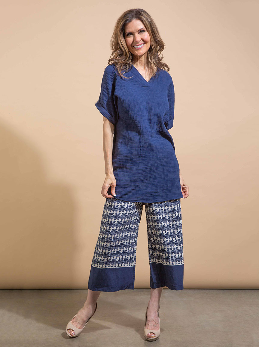 Double Gauze Tunic | Apricot | Suzanne's