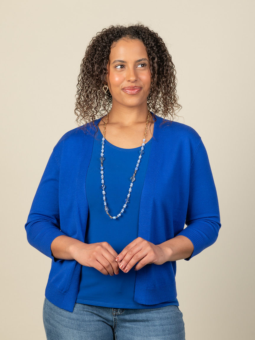 Open-Front Cardigan | Studio 65 | Suzanne's