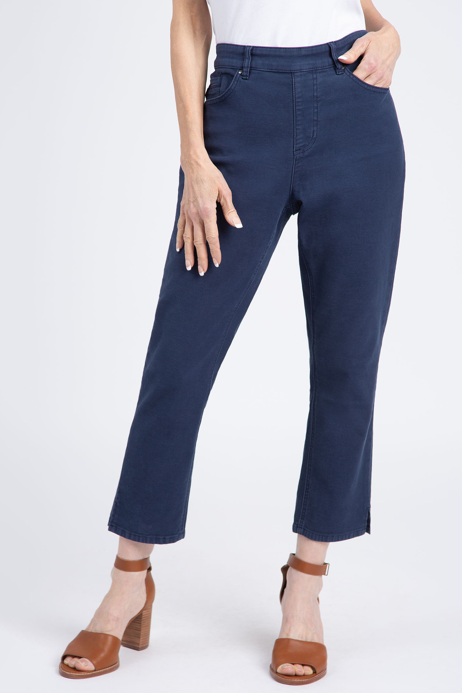 Pull-On Slit Cuff Capris | Tribal | Suzanne's