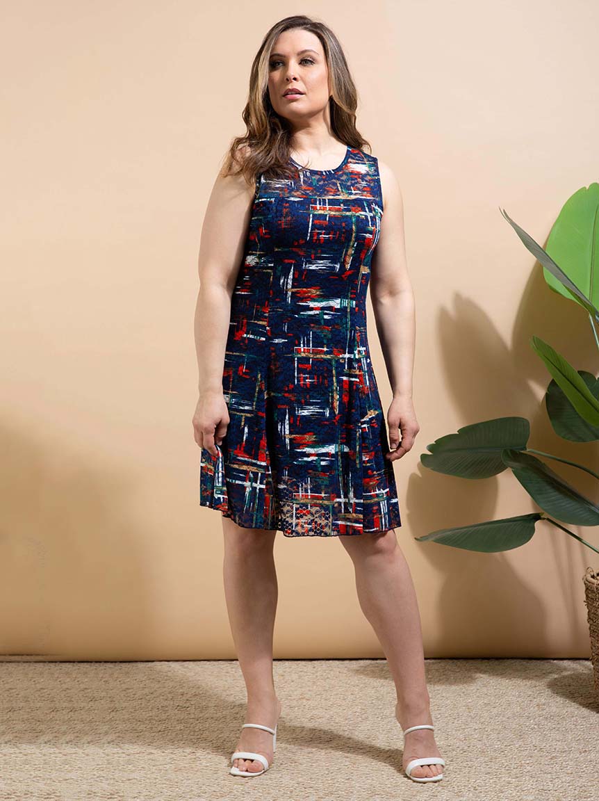 Lace Overlay Skater Dress | Papa | Suzanne's