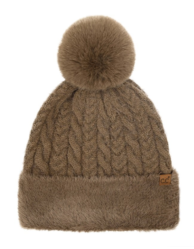 Fuzzy Toque with Pom Pom | Modinno | Suzanne's